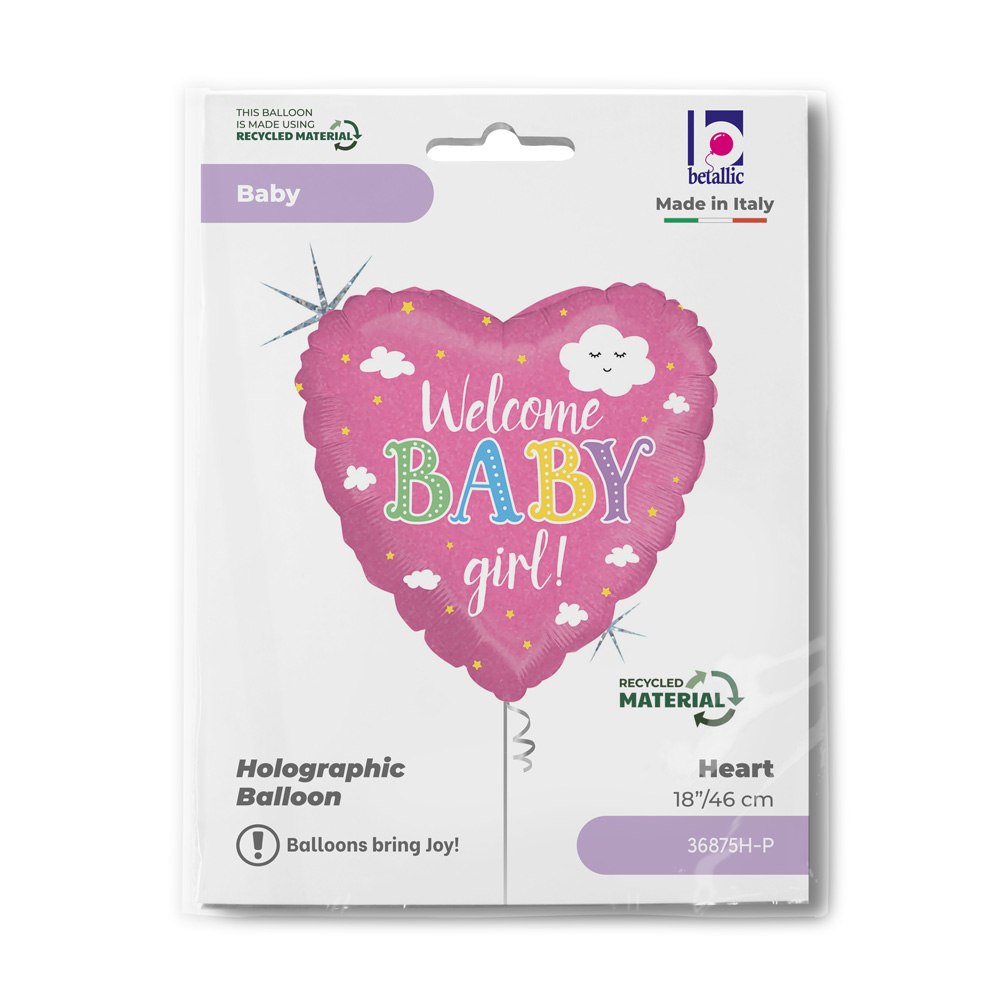 Folija Welcome Baby Girl - Baloni 018 Niš